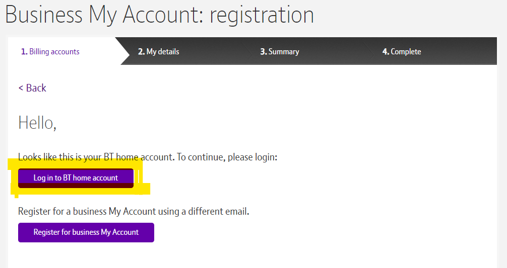 BTCONNECT Email - Access to modify password - BT Business Community