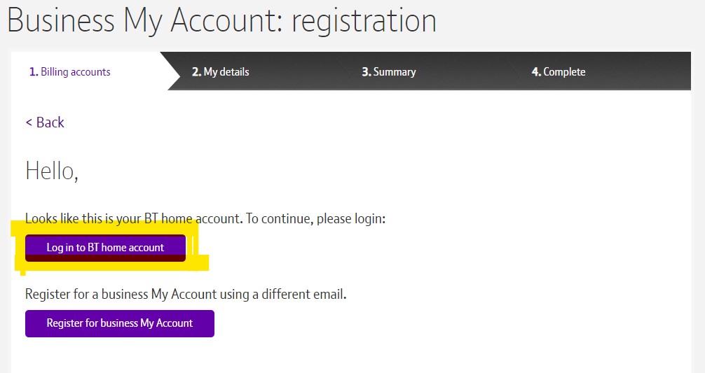 BTCONNECT Email - Access to modify password - BT Business Community